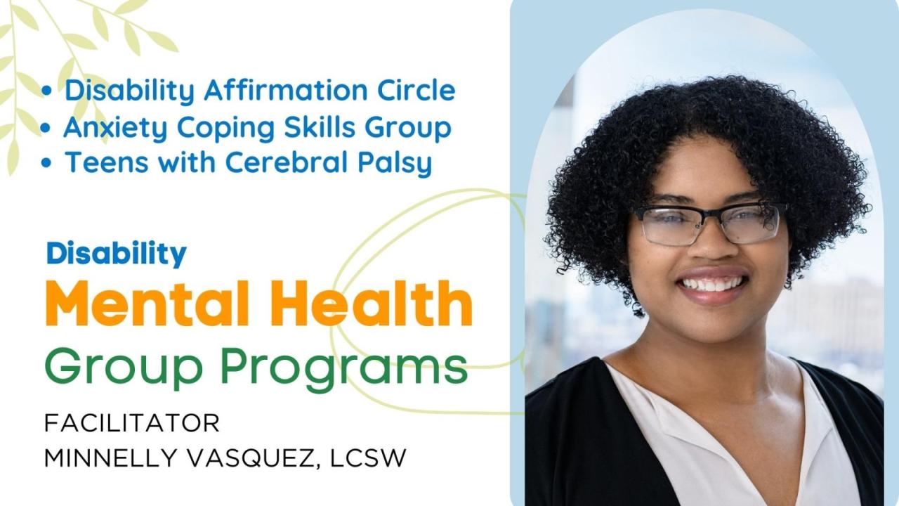 New Interventional Psychotherapy Groups for Disability Affirmation ...