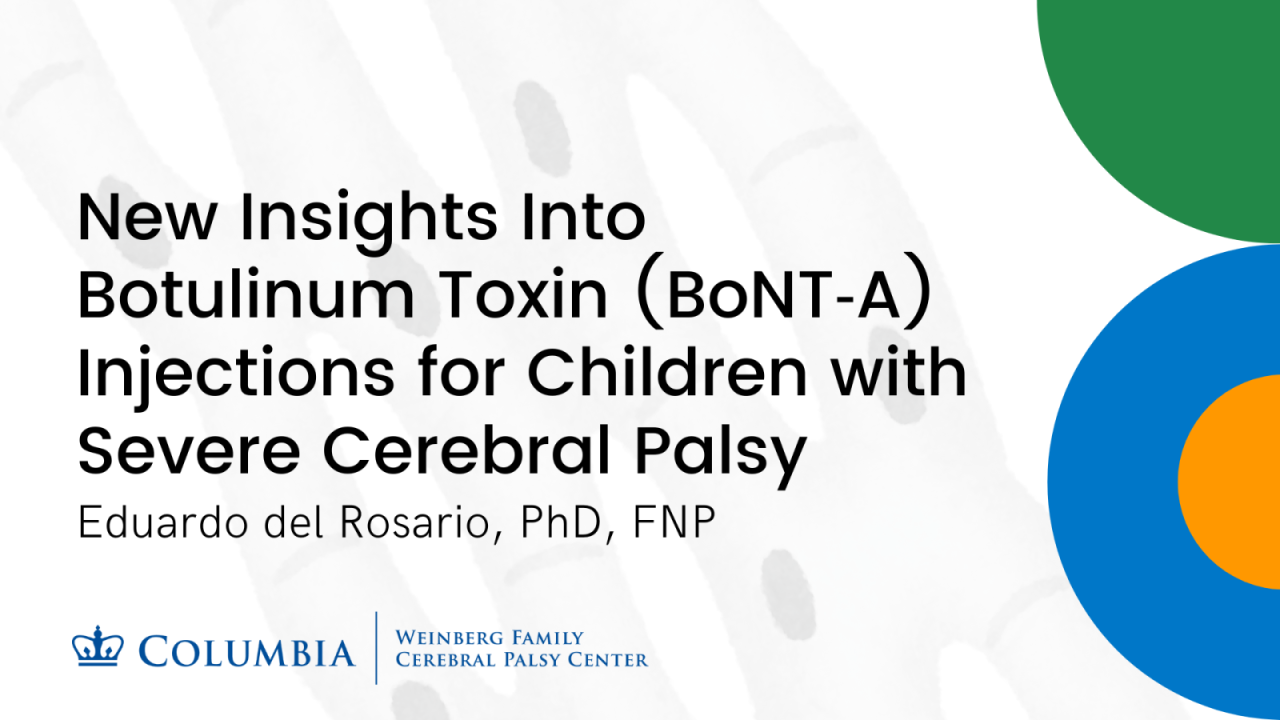 New Insights Into Botulinum Toxin (BoNT-A) Injections for Children with ...